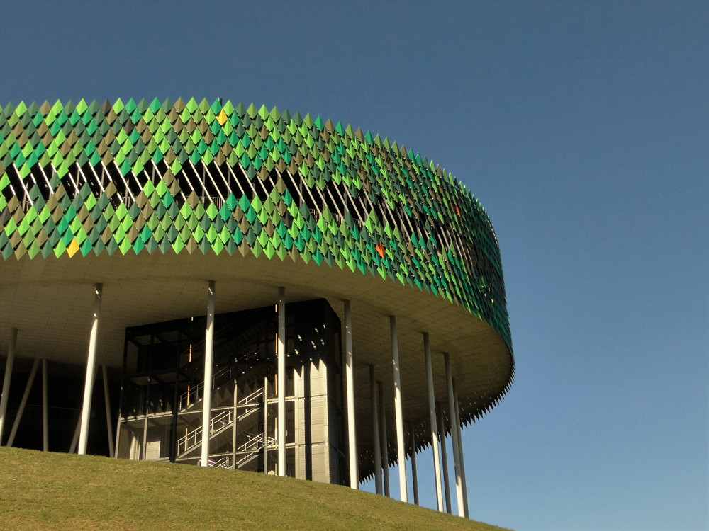 Un nuevo bosque en la cima del parque: Bilbao Arena en Miribilla